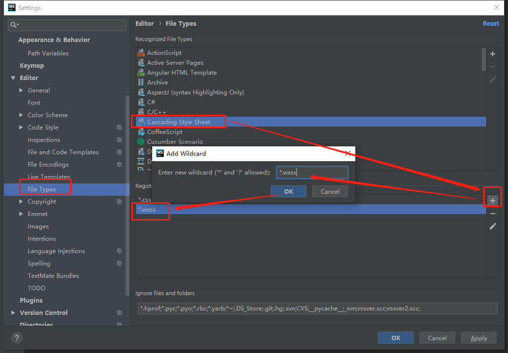 用webstorm编辑小程序代码，识别*.wxml和*.wxss_webstorm 微信wxml override filetype-CSDN博客