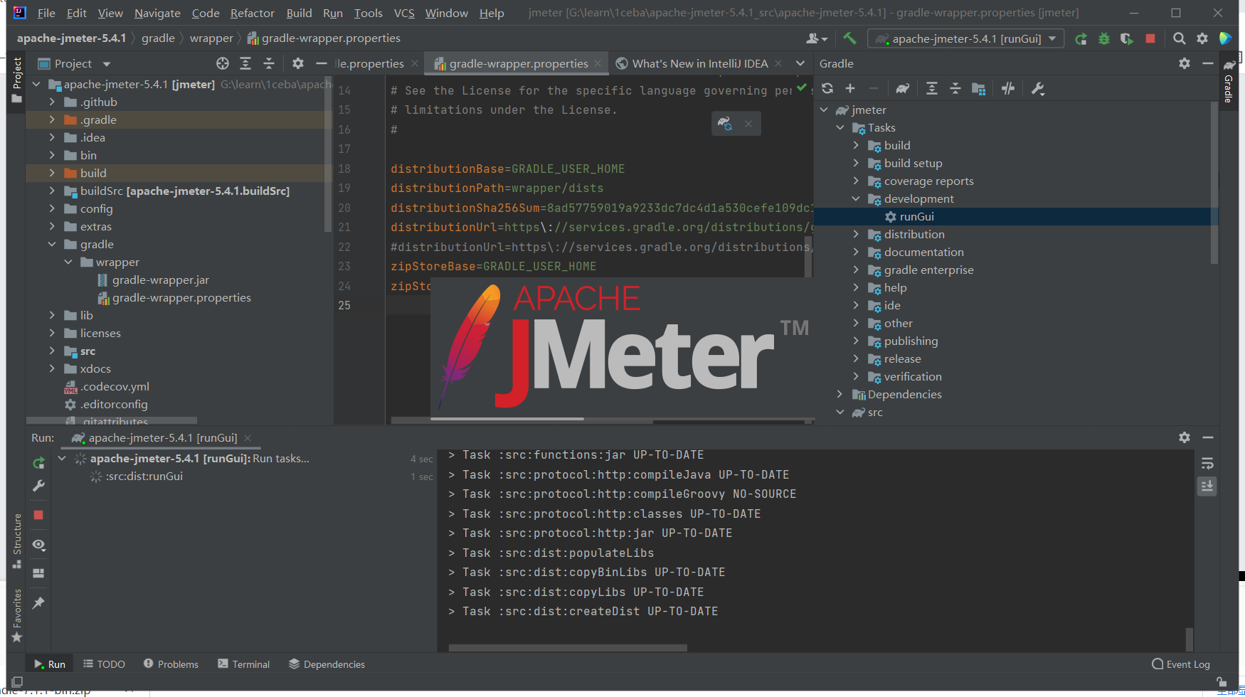 以Jmeter源码方式在idea中运行Jmeter界面(Jmeter最新版本5.4.1)最全趟坑指南_jmeter idea-CSDN博客