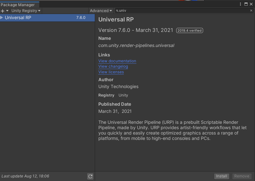 Unity：将项目升级为URP_unity升级urp standard-CSDN博客