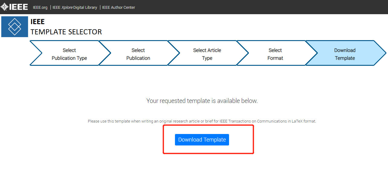 Latex：IEEE Trans期刊Latex模板下载_ieee trans模板-CSDN博客