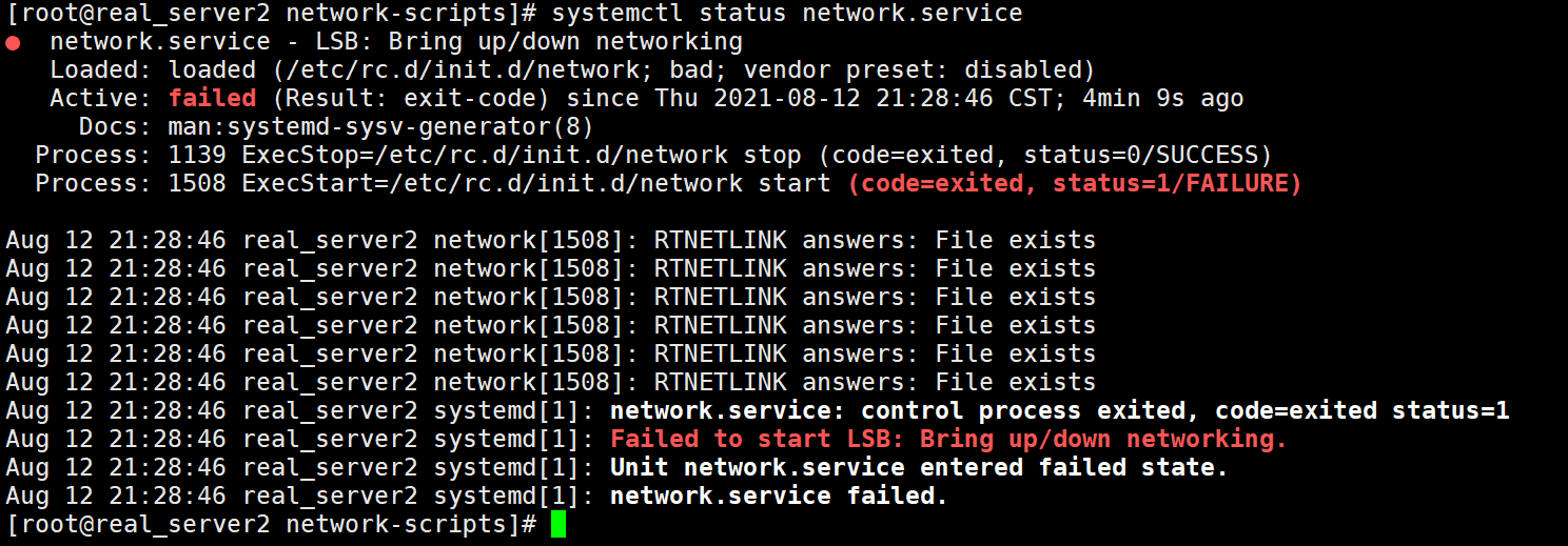 job-for-network-service-failed-because-the-control-process-exited-with