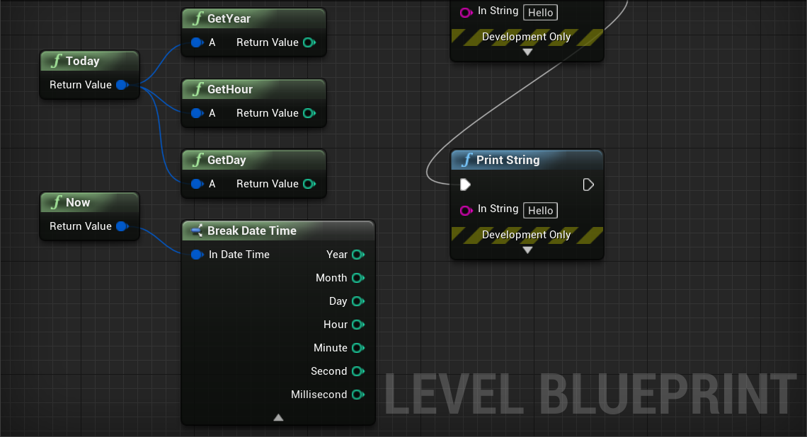 【UE4_蓝图】获取当前系统时间_蓝图怎么获取时间帧-CSDN博客