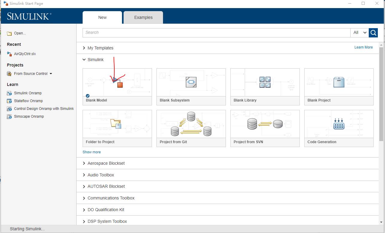 基于MATLAB开发AUTOSAR软件应用层模块-part1.新建simulink模型_simulink新建工作区-CSDN博客