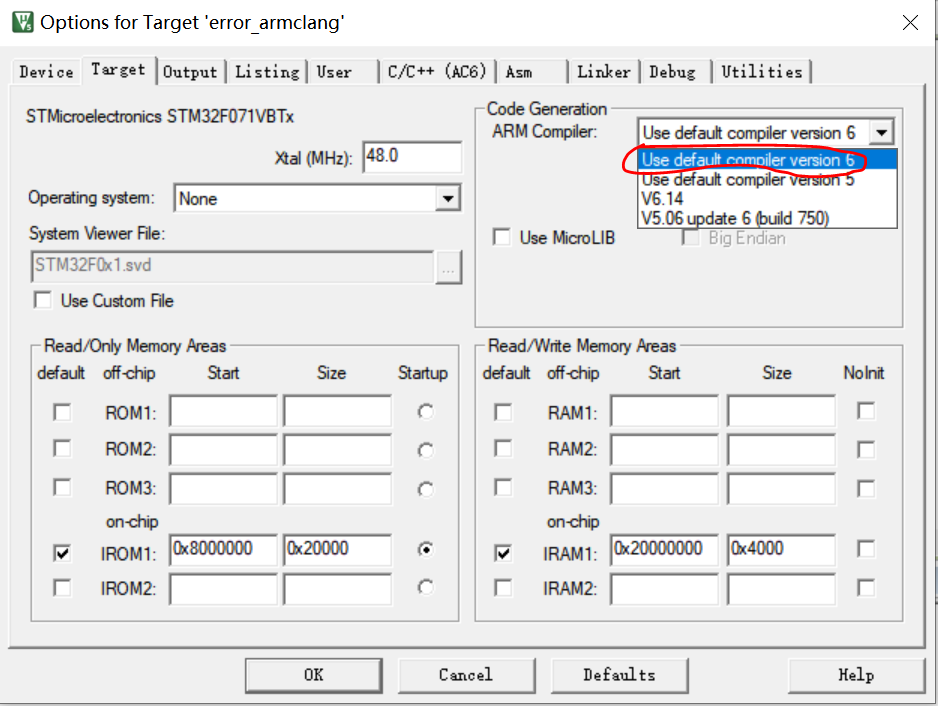 MDK使用armclang编译C++程序_armclang: error: unsupported option '--c99-CSDN博客