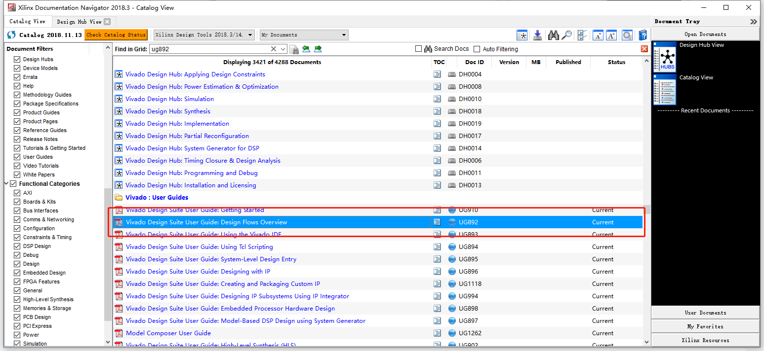Xilinx Documentation Navigator的使用_xilinx documentation navigator documentation.xml-CSDN博客