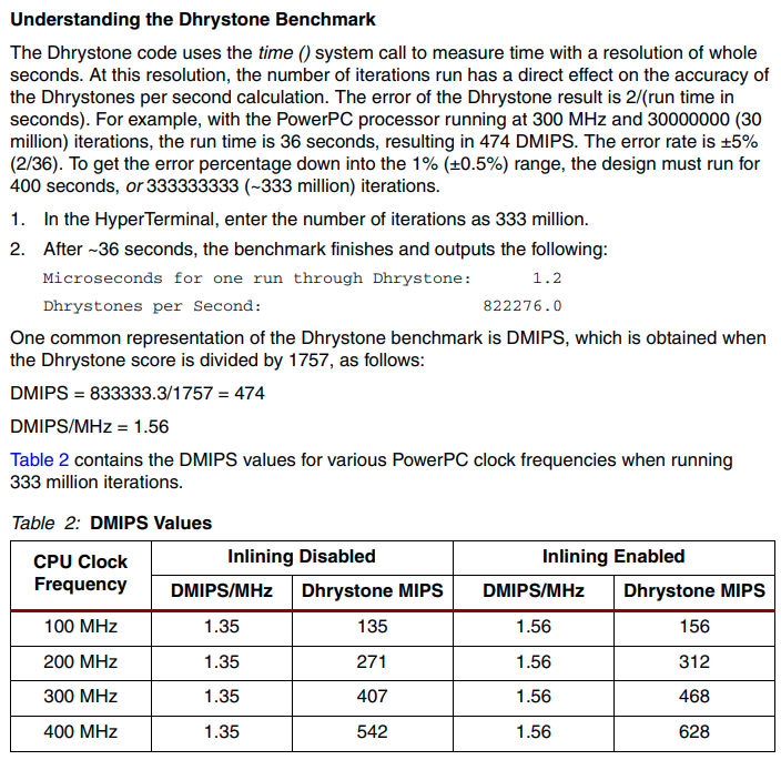 DMIPS DMIPS/MHZ_dhrystone per second 换算-CSDN博客