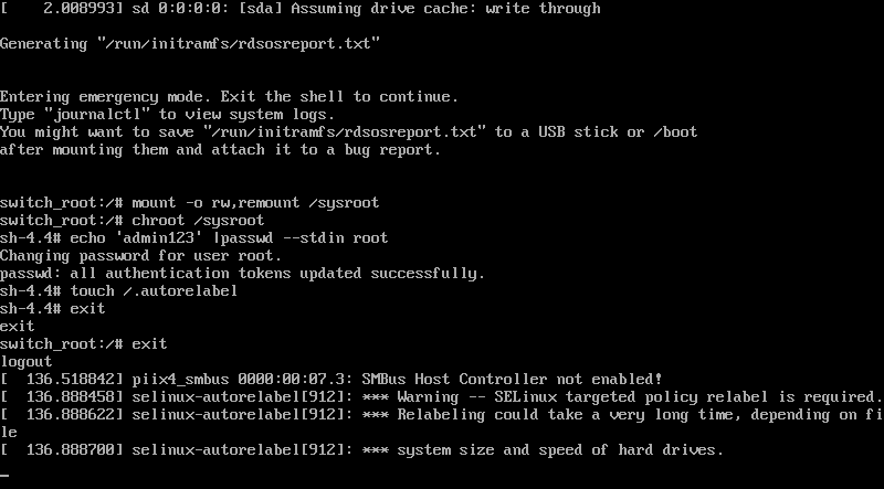 Linux(centos8)-root忘记密码,破解密码步骤_centos8忘记root密码-CSDN博客
