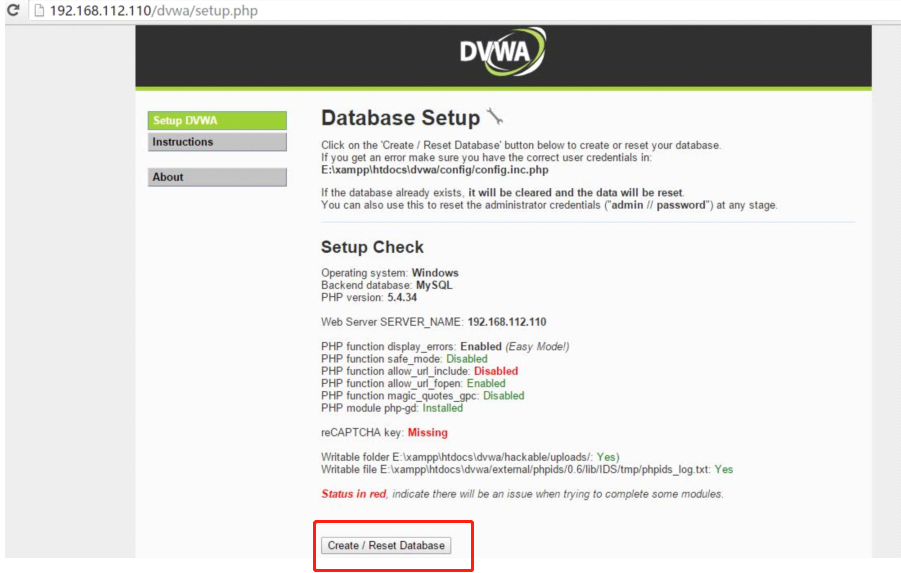 DVWA环境配置_dvwa.rar-CSDN博客