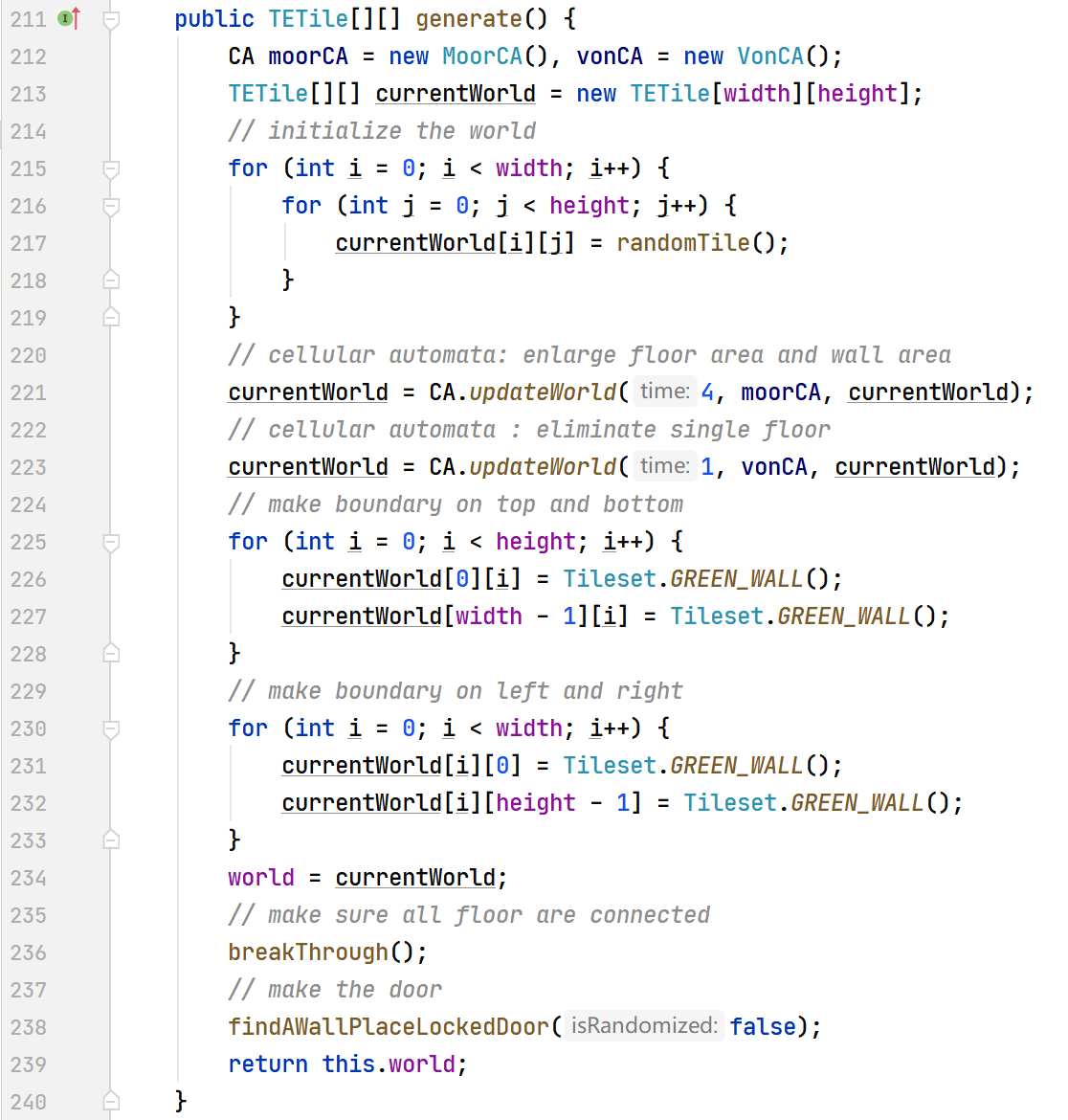 CS61B project 2 示例图的地牢地图房间走廊地图生成洞穴地图生成方法_cs61broom-CSDN博客
