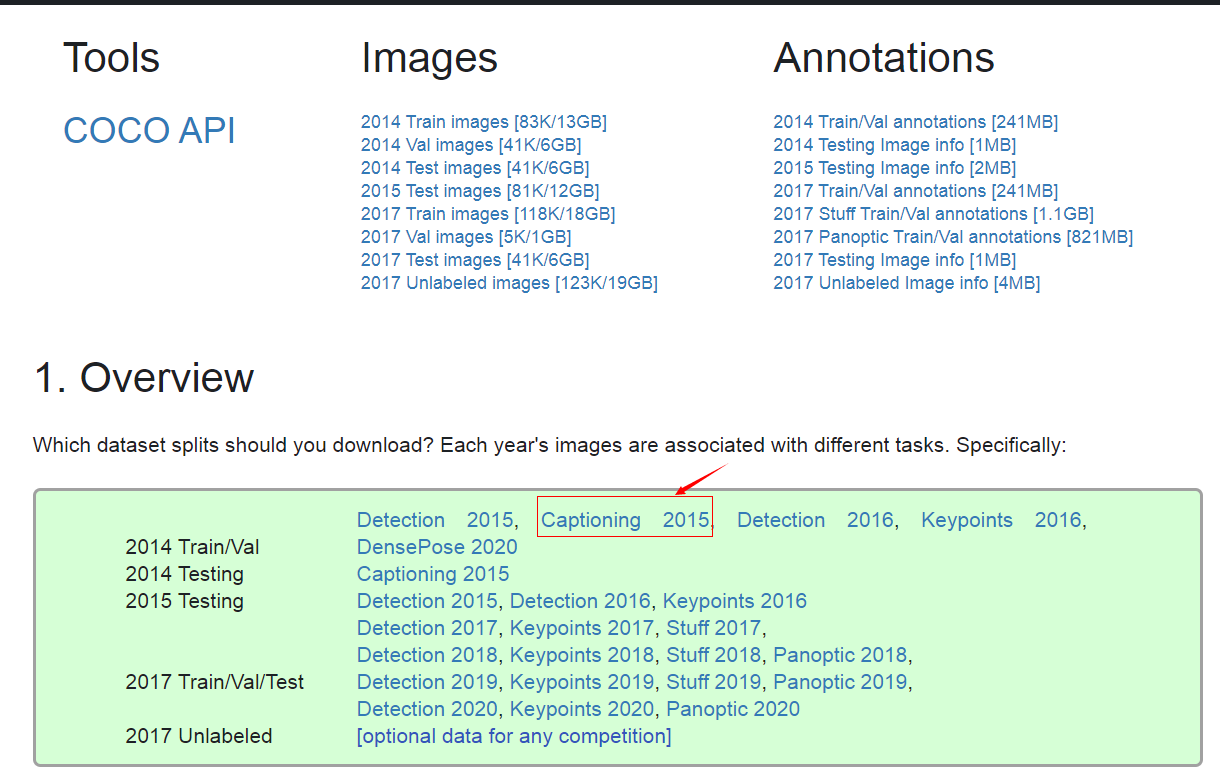 MSCOCO online test servier for Image Captioning-CSDN博客