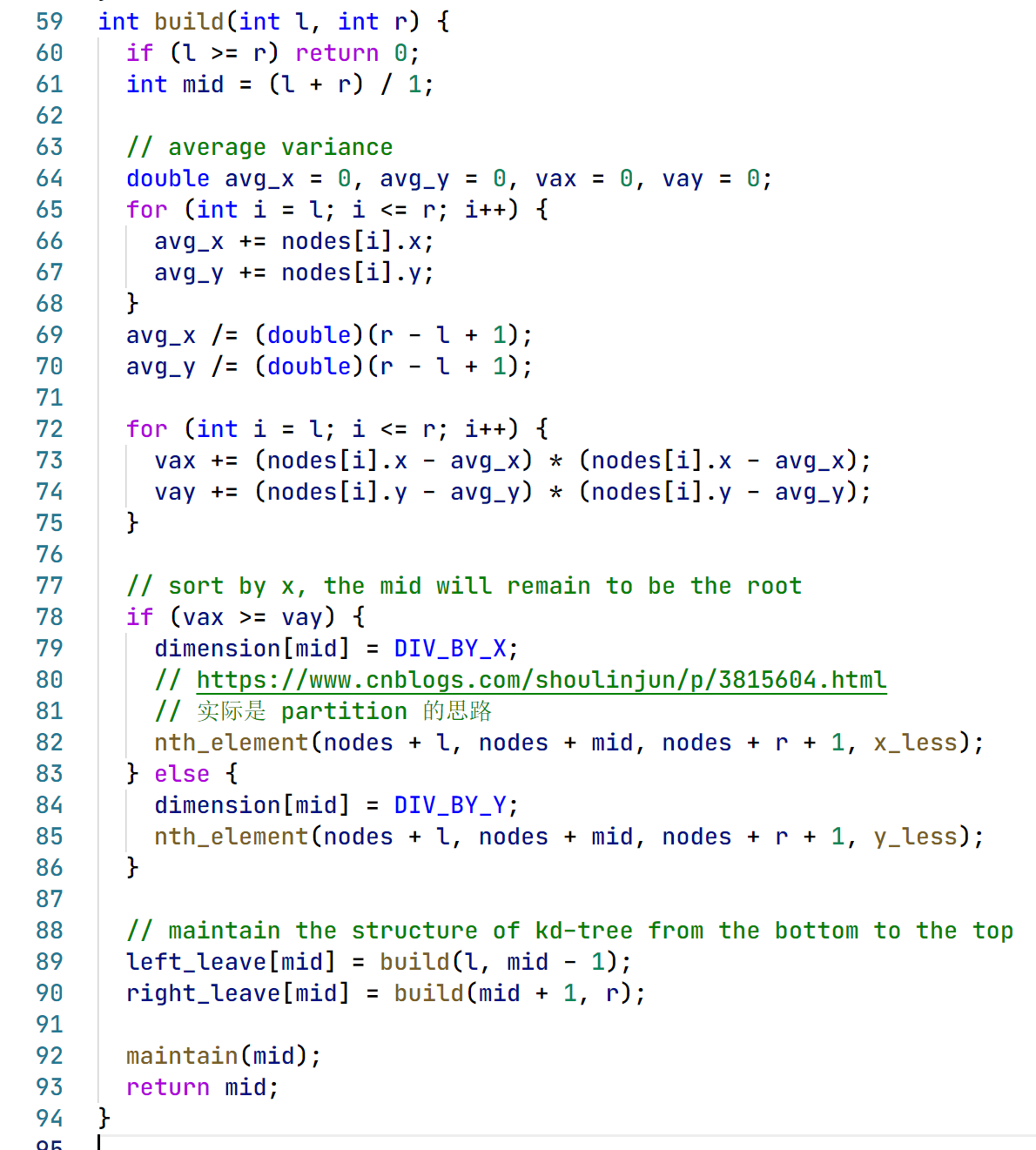 KD-Tree 数组版 kd树最近邻查询 kd树范围查询_kdtree oiwiki-CSDN博客