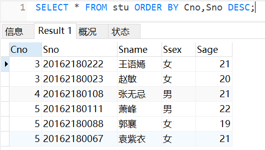 MySQL中的排序(ORDER BY)_order by默认是升序还是降序-CSDN博客