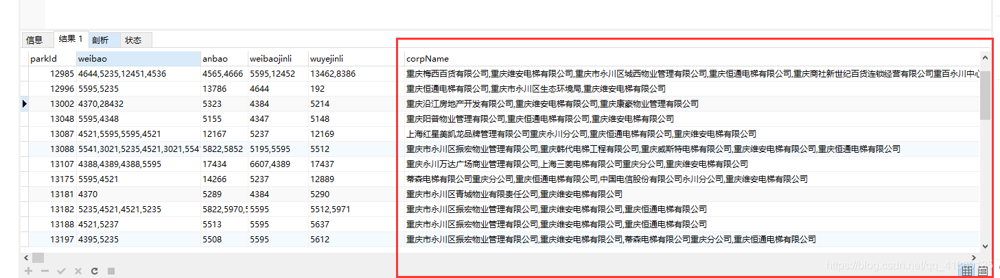 Mysql 把字符串以逗号拆分,并把结果作为in的条件。用到主要函数substringindex。其他函数groupconcat、distinct、concatws
