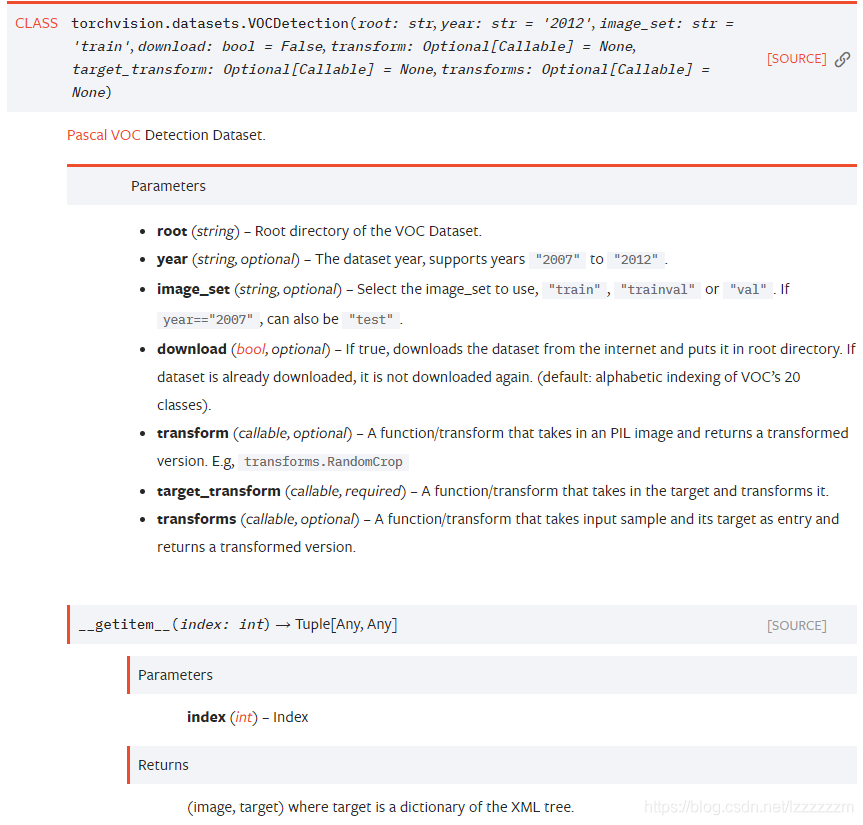 Pytorch机器学习(二)——利用torchvisiondatasets分析,处理,可视化voc数据集torchvision加载处理vocdetection数据集 Csdn博客