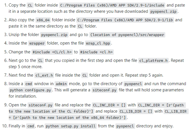 Windows PyOpenCL安装（AMD显卡）_pyopencl支持amd显卡吗-CSDN博客