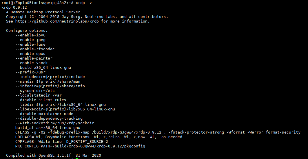 Ubuntu中获取xrdp的版本信息_查看xrdp版本-CSDN博客