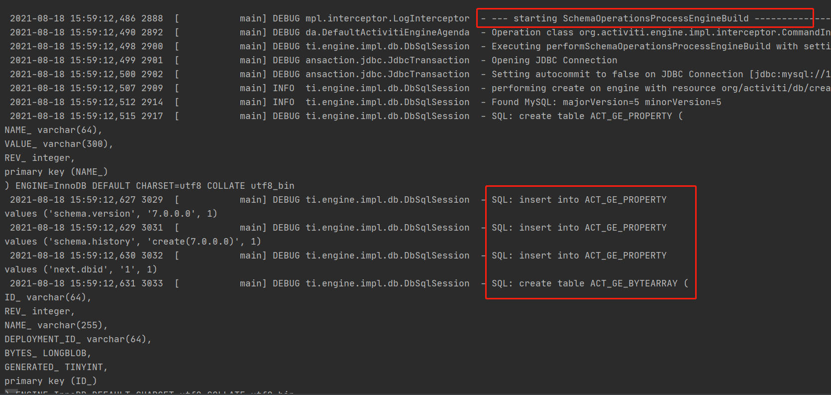 Activiti7工作流入门和基本使用-环境搭建及数据库表_activit7 数据库表sql-CSDN博客