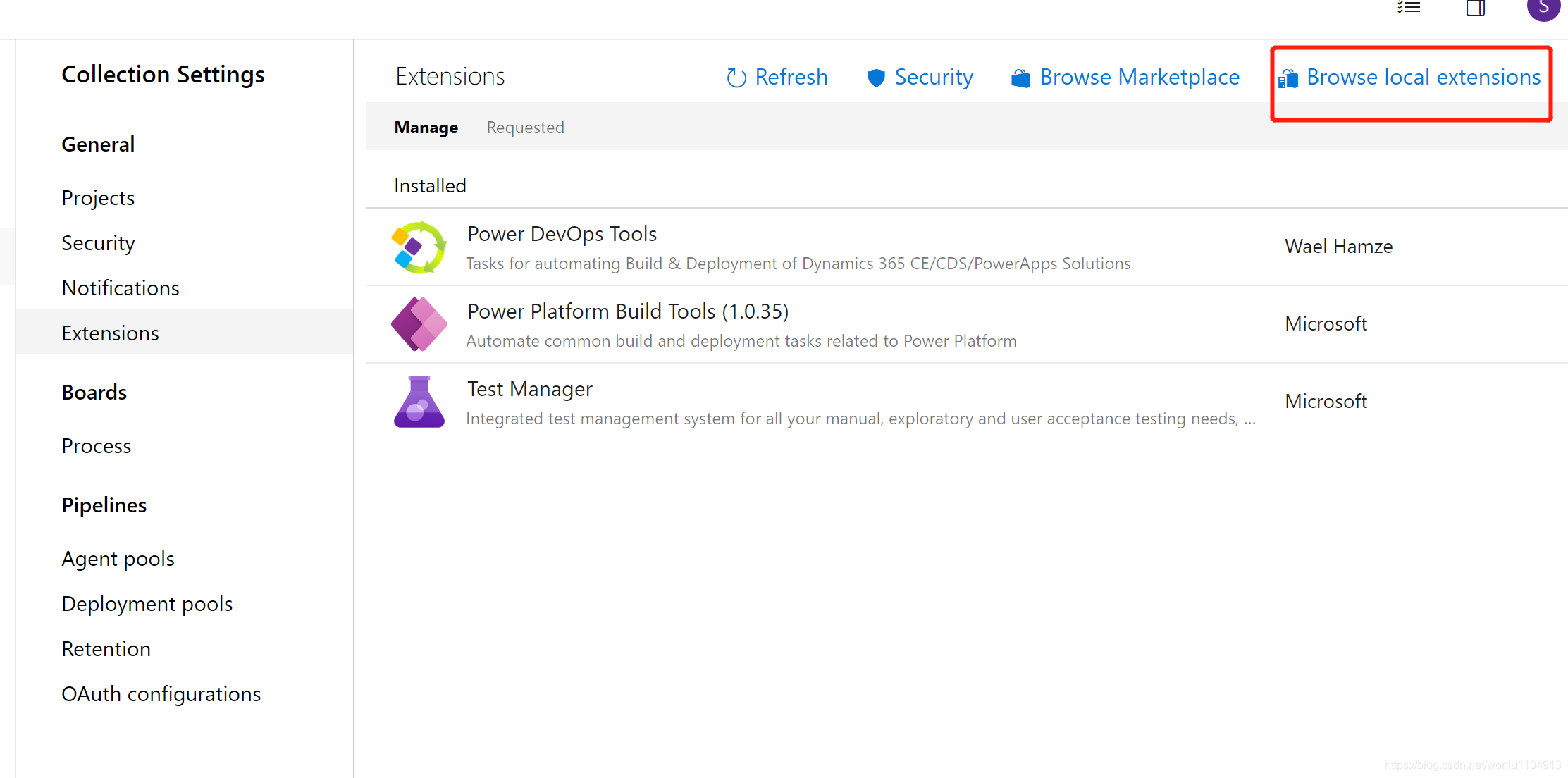 Azure Devops Server 安装自定义界面的拓展控件 Witadmin安装 Csdn博客