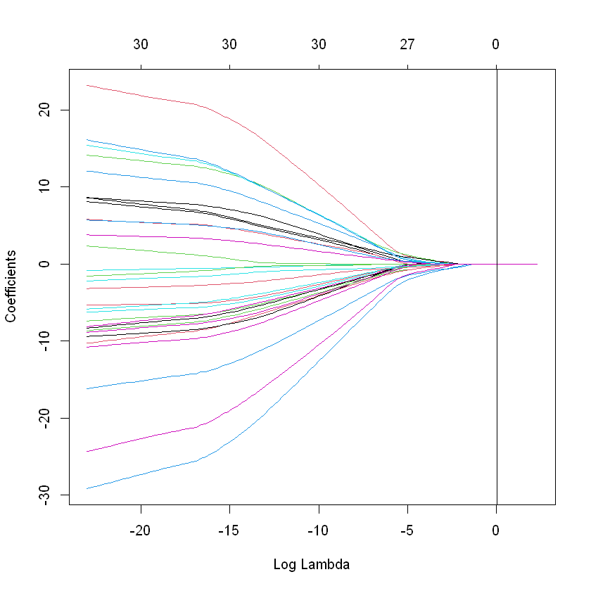 R语言基于glmnet构建分类模型并可视化特征系数（coefficient）以及L1正则化系数（lambda）实战_coefficient l1 non-CSDN博客