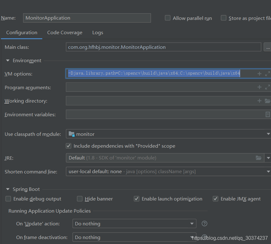 Springboot集成opencv Springboot 结合opencv320 Csdn博客