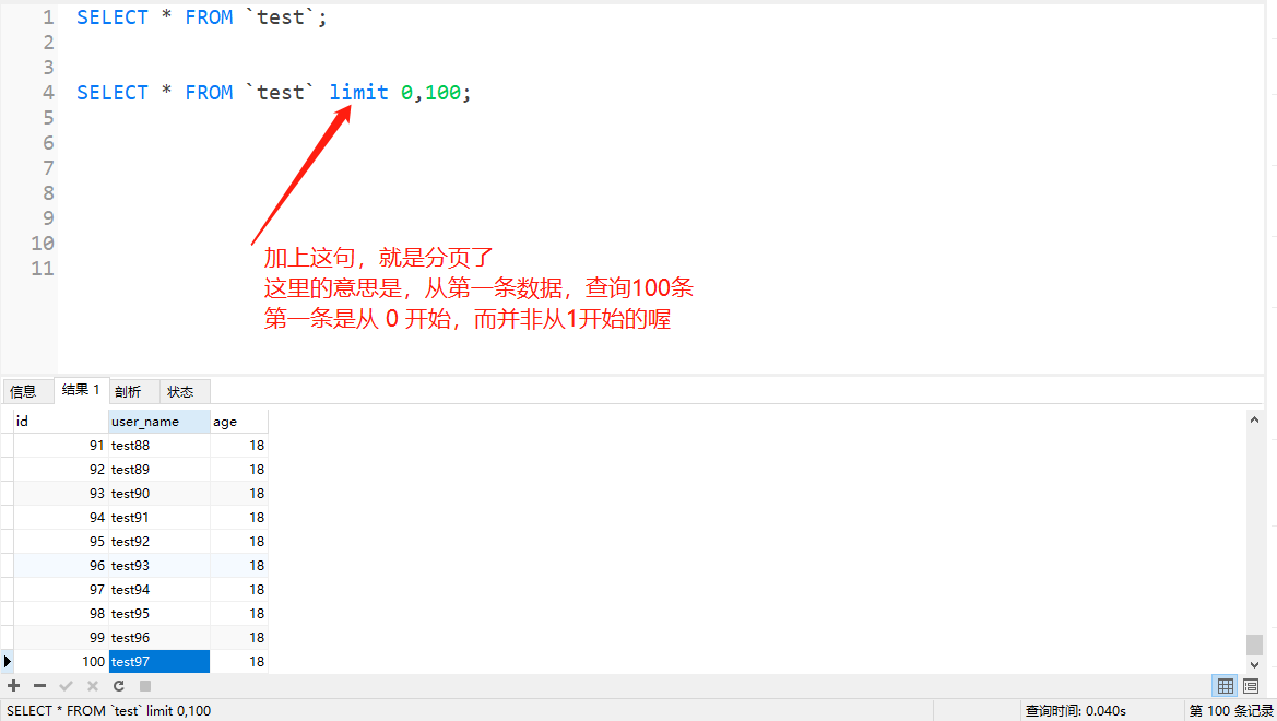 Mysql分页limit Csdn博客