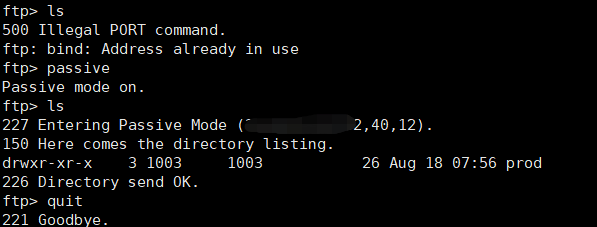 FTP出现500 Illegal PORT command-CSDN博客