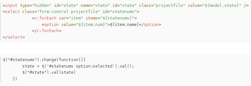 在jsp/html中的select下拉菜单如何传值到后台以及接收后台的传值_select的值传给后端-CSDN博客