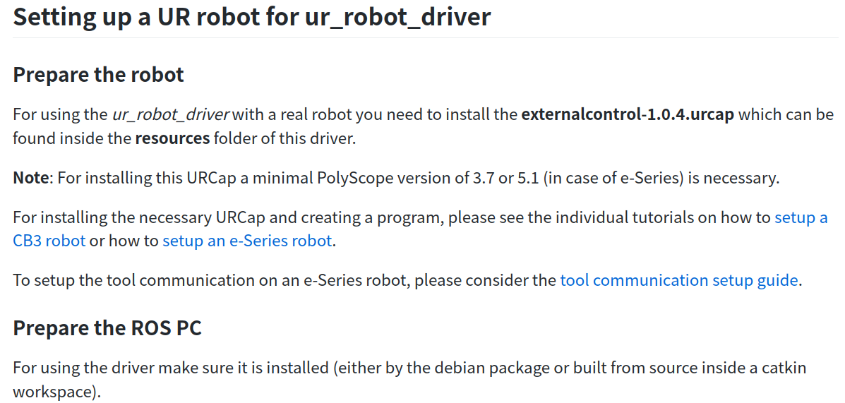 UR3e 真实机械臂与Ros调试记录_the connection to the remote pc at192.168.1could n-CSDN博客