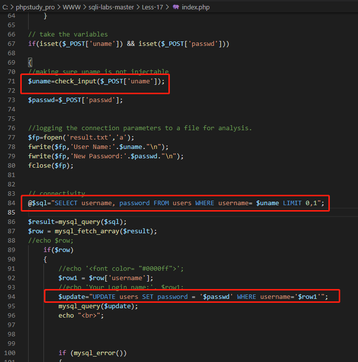 sqli-labs通关（less11~less20）_less-1到20关有什么区别-CSDN博客