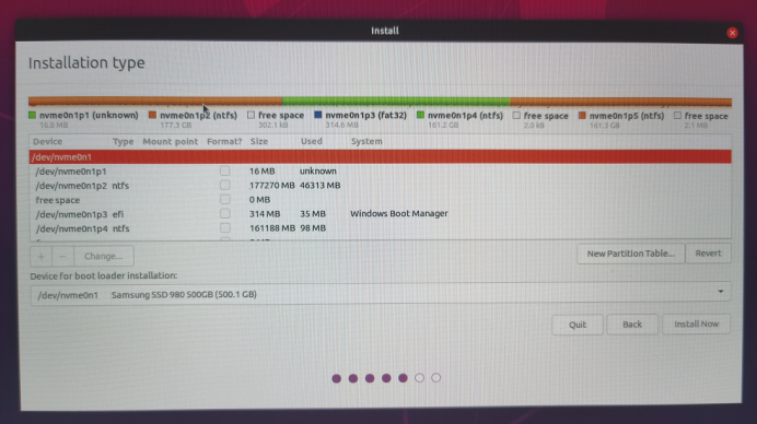 0.0 Windows + Linux（Ubuntu20.04） 超简单的双系统安装_双硬盘安装ubuntu device for boot loader installation-CSDN博客
