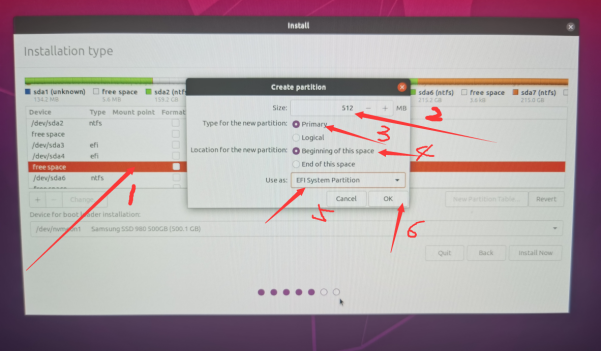 0.0 Windows + Linux（Ubuntu20.04） 超简单的双系统安装_双硬盘安装ubuntu device for boot loader installation-CSDN博客