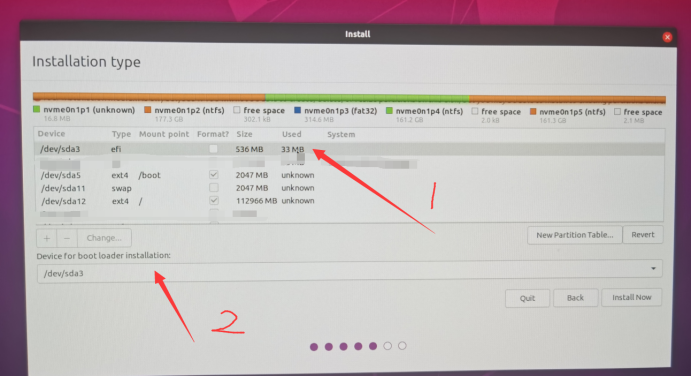 0.0 Windows + Linux（Ubuntu20.04） 超简单的双系统安装_双硬盘安装ubuntu device for boot loader installation-CSDN博客