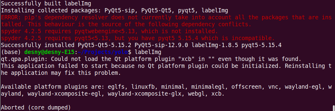 安装labelImg（Ubuntu / Linux）_pip install labelimage ubuntu-CSDN博客