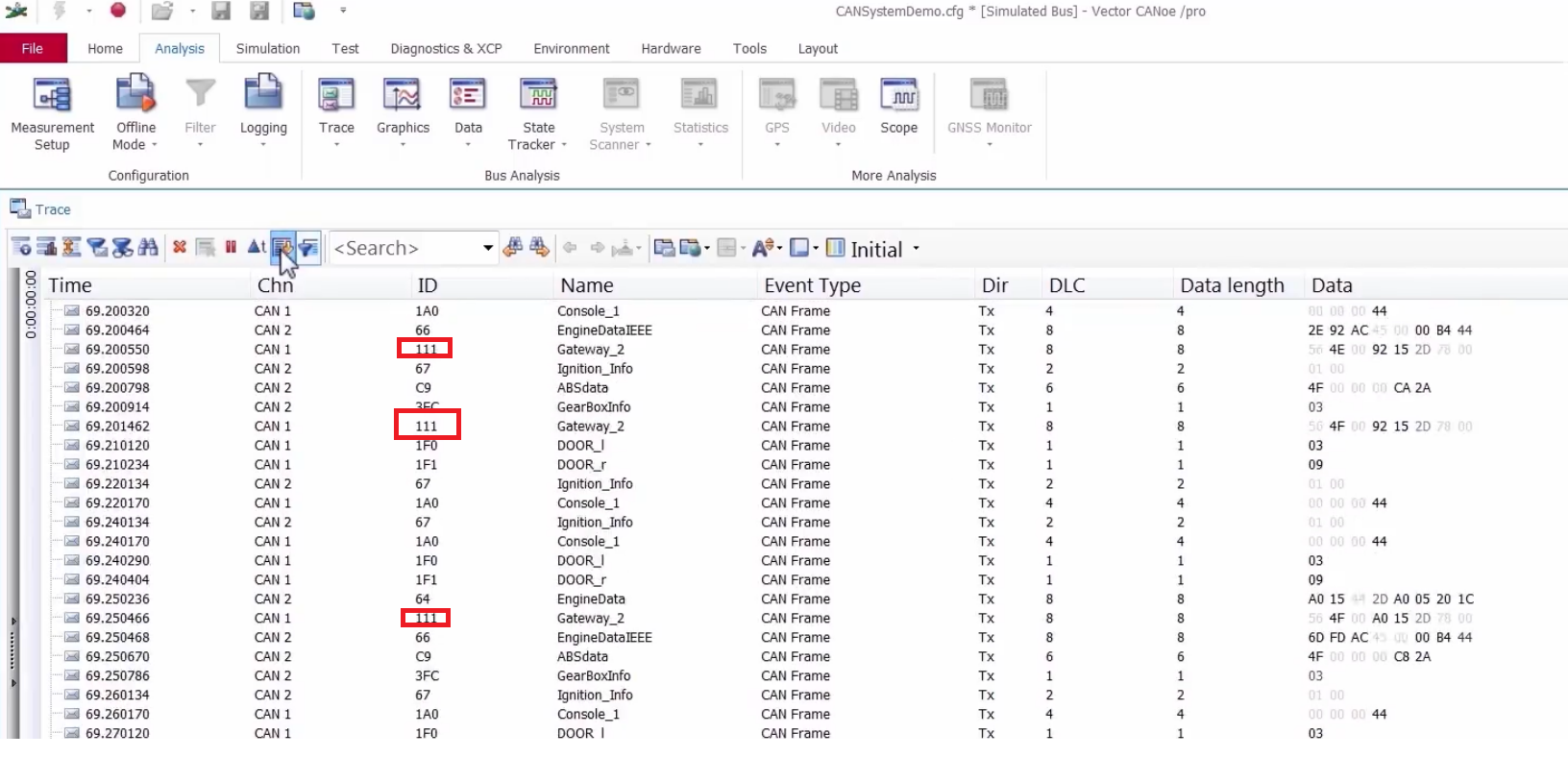 CANoe学习笔记(2) Trace窗口介绍图解_canoe trace-CSDN博客
