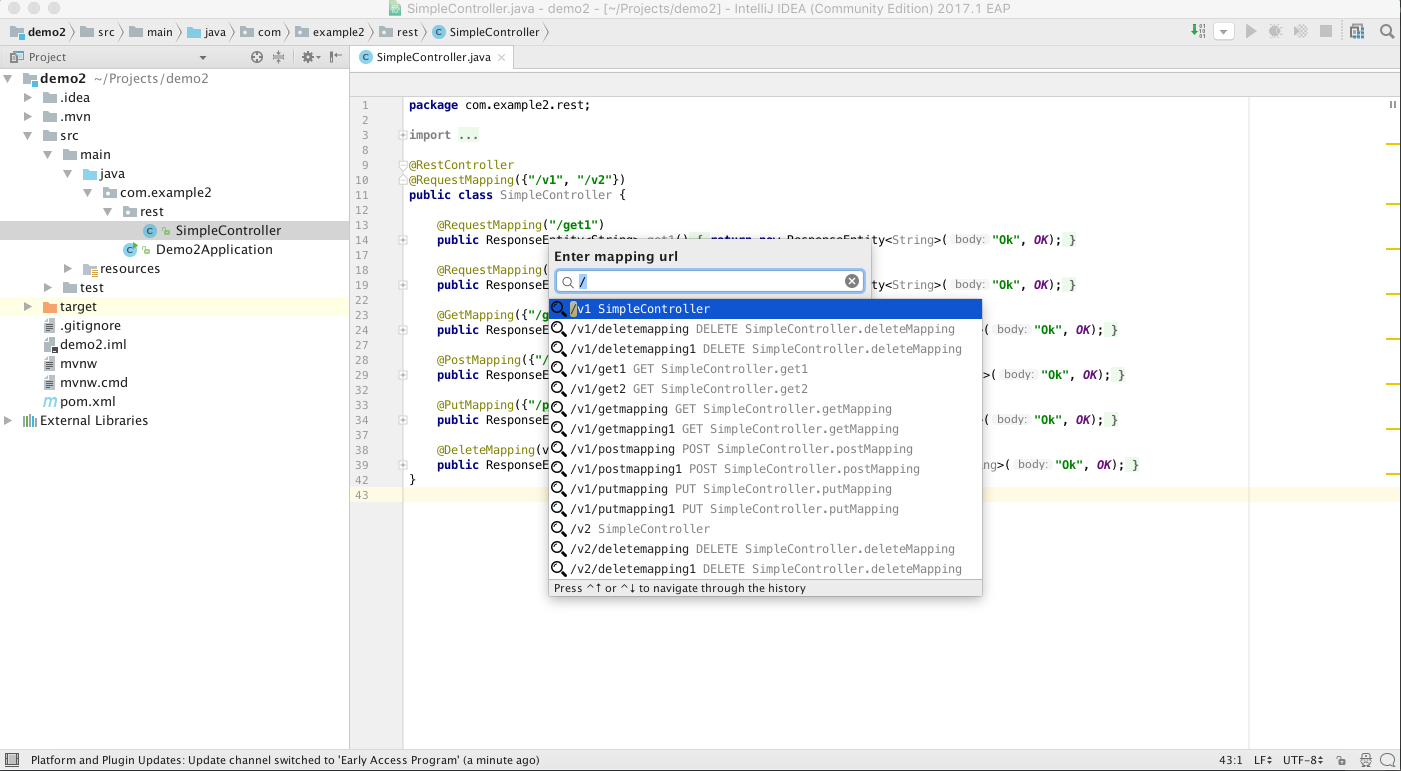IDEA插件系列（83）：Request mapper插件——搜索SpringMVC中的请求URL_idea的mapper插件叫啥-CSDN博客