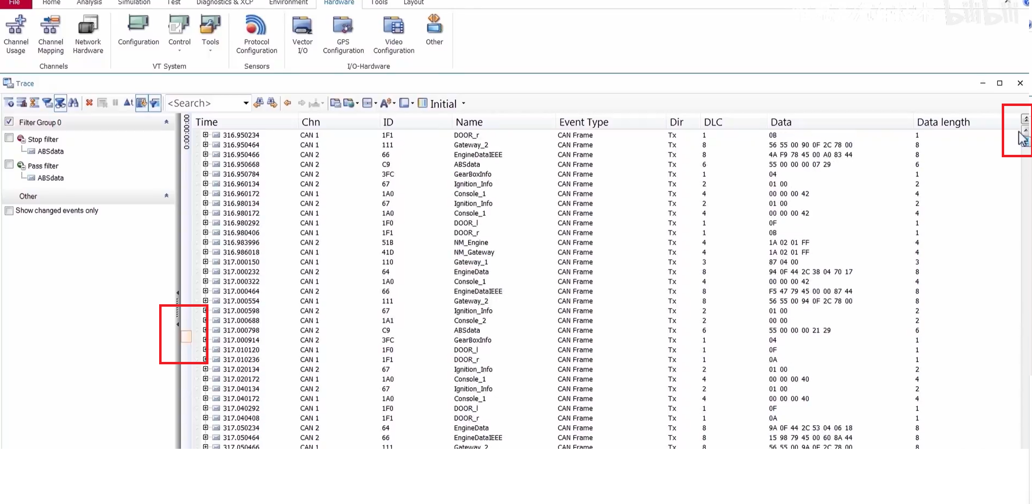 CANoe学习笔记(2) Trace窗口介绍图解_canoe trace-CSDN博客