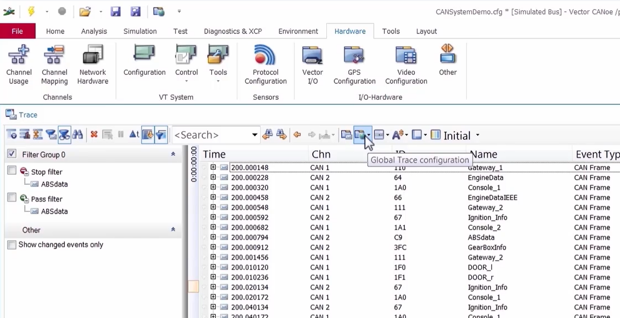 CANoe学习笔记(2) Trace窗口介绍图解_canoe trace-CSDN博客