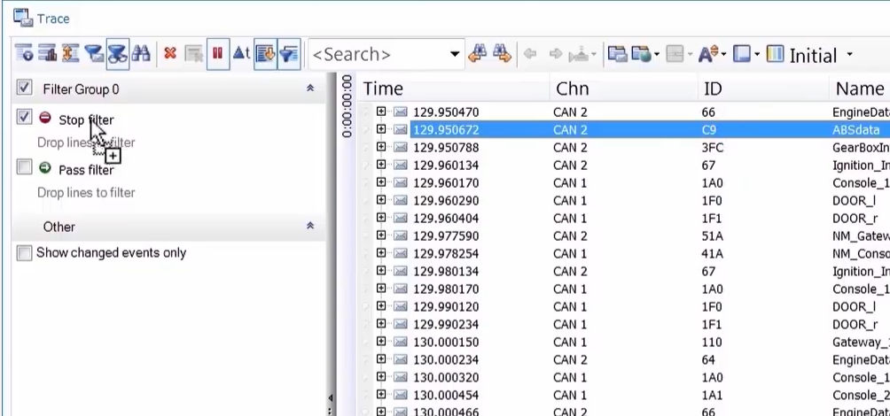CANoe学习笔记(2) Trace窗口介绍图解_canoe trace-CSDN博客