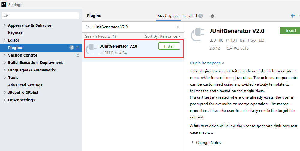 IDEA插件系列（111）：JUnitGenerator V2.0插件——快速生成单元测试-CSDN博客