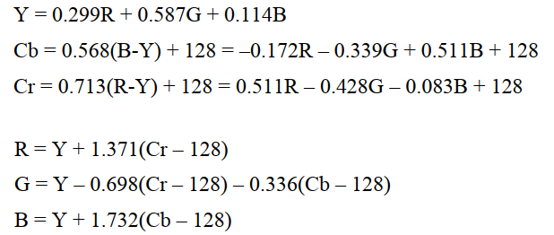 RGB转YCbCr算法 之Matlab & FPGA实现介绍-CSDN博客