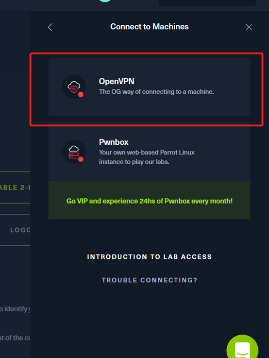 HackTheBox :Kali linux配置教程，连接靶机_给了目标靶机的ip和端口如何连接-CSDN博客
