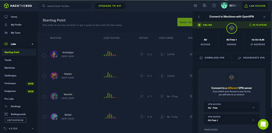 HackTheBox :Kali linux配置教程，连接靶机-CSDN博客