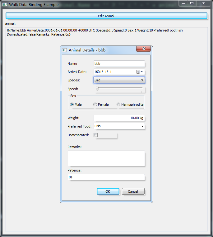 Go GUI---lxn/walk 自带demo学习---3.数据绑定 databinding_go walk dateedit-CSDN博客