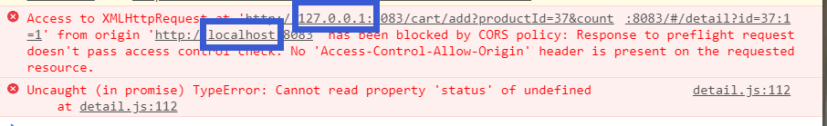 has been blocked by CORS policy: Response to preflight request doesn‘t pass access control check ...