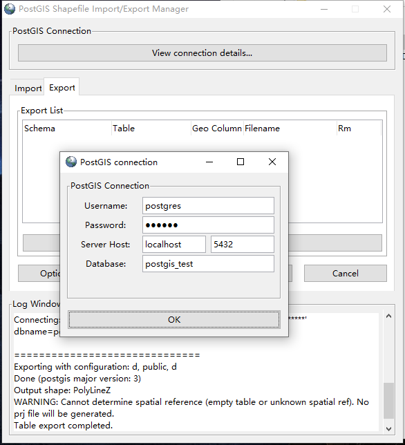 PostGIS Shapefile 的导入，导出。shp与数据库表的互相转换_postgis 导入shap 导出shap-CSDN博客