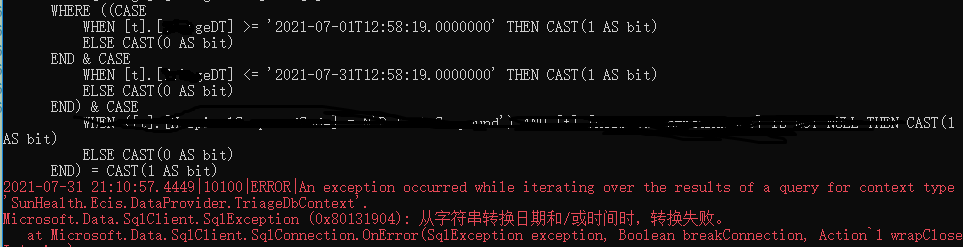 Ef Core Query The Datetime Of The Expression Programmer Sought 