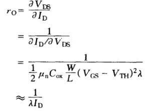 模拟cmos集成电路（2）_vgs vth vds三者的关系-CSDN博客