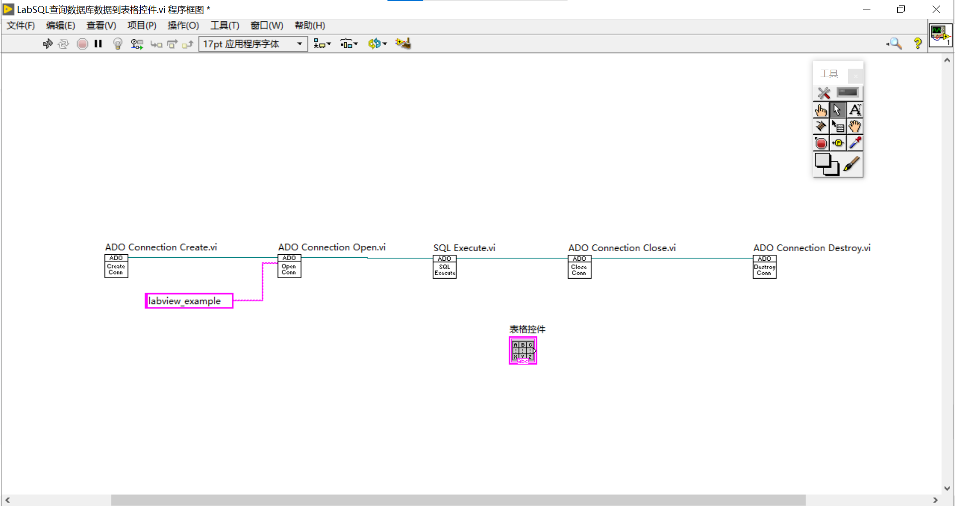 LabVIEW2020使用LabSQL用户库+查询MySQL数据库数据到表格（WIN10系统+Visual Studio 2019+64位 ...