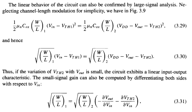 模拟cmos集成电路（3）_小信号增益-CSDN博客