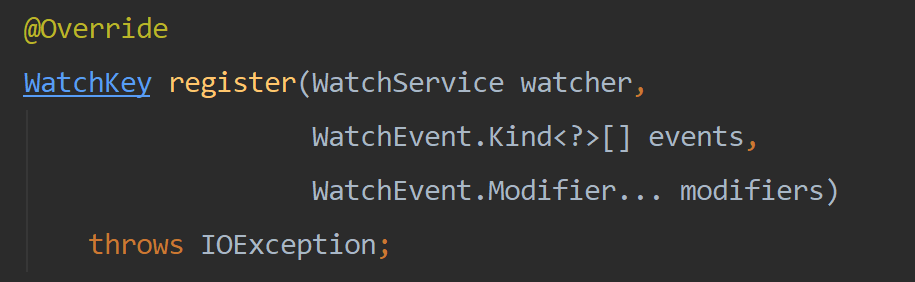 Java NIO WatchService的多级目录监控问题_watchkey.watchable()-CSDN博客